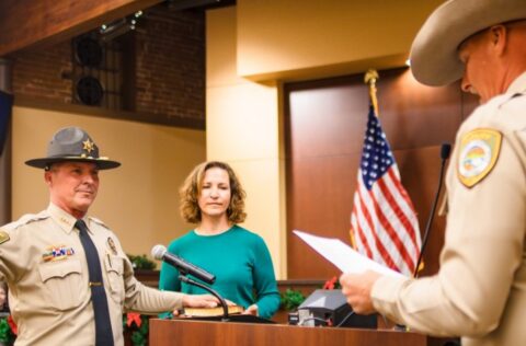New Sheriff Sworn Into Office In Pinal County To Replace Mark Lamb - AZ ...